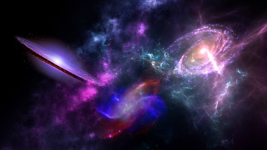 Groundbreaking Discovery: Shock Waves Generated By Colliding Galaxies ...